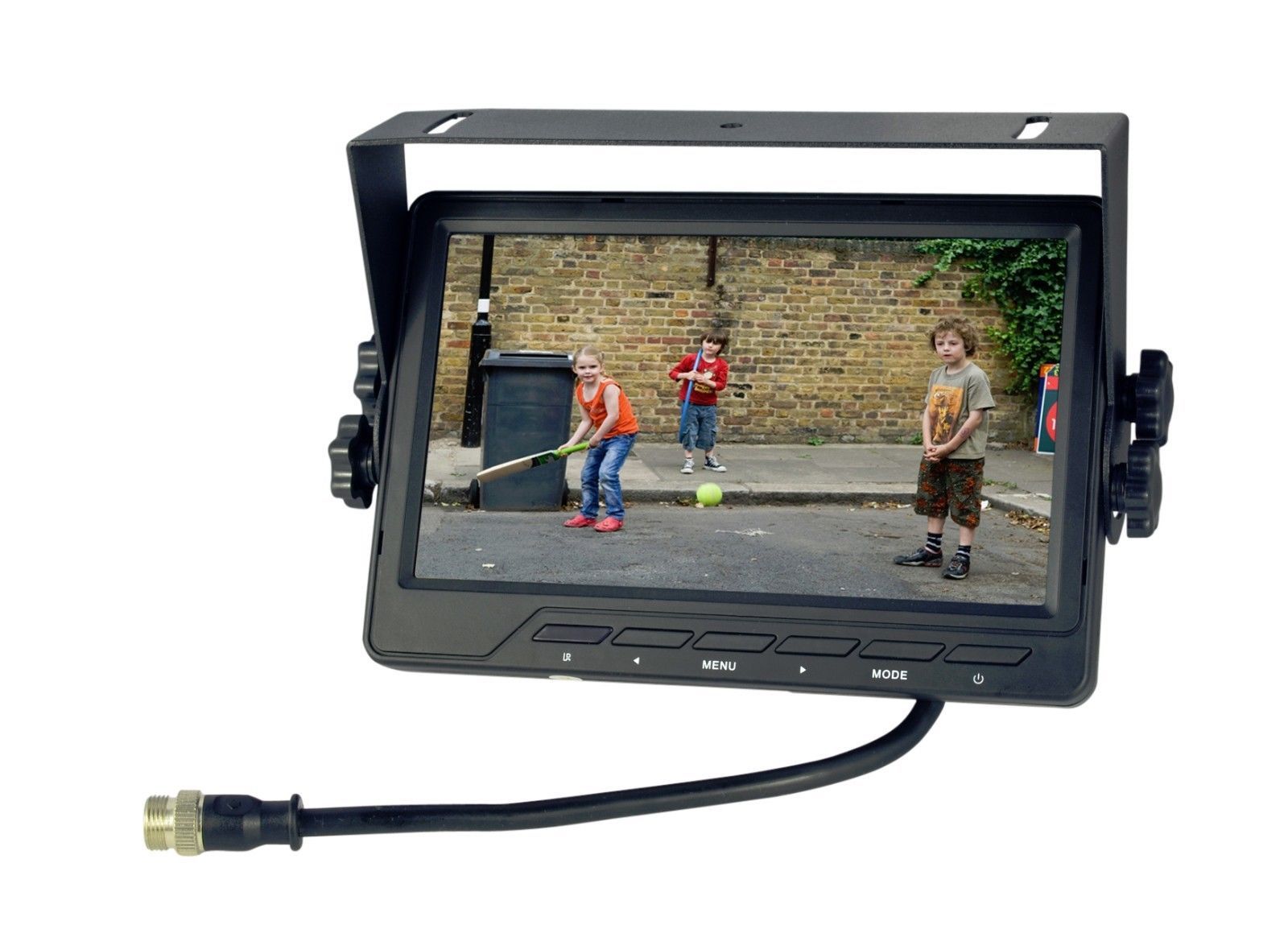 7 LED Digital Monitor HD 12V/24V Revese CCD Camera System Cables & 2AV ...