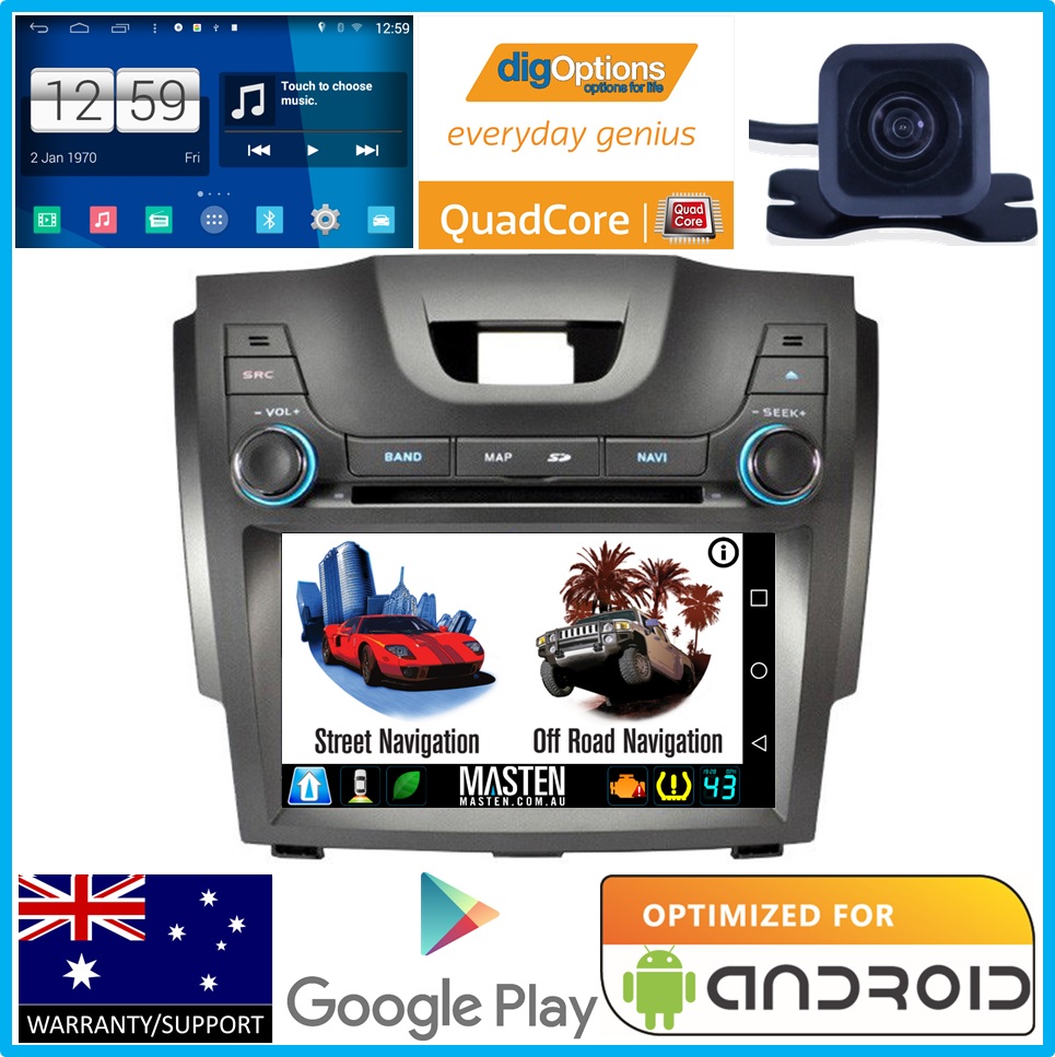 For Holden Colorado Double-Din Radio Fascia Stereo Kit Adapter Dash ...