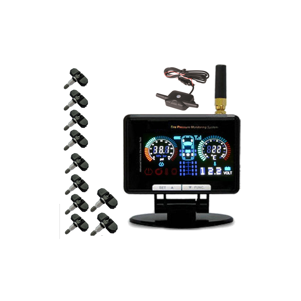 Tpms Tyre Pressure Monitoring System Car 4wd Caravan 4 Internal Sensors